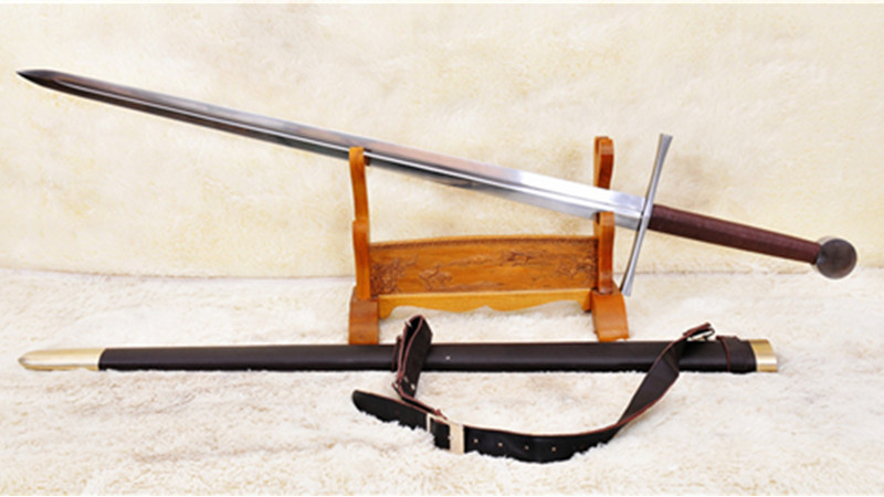 European Medieval Sword Broadsword 1095 Carbon Steel Functional ...