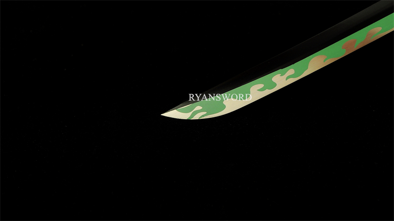 Enma Katana Of Roronoa Zoro One Piece Green Blade Alloy Tsuba--Ryan1423 ...