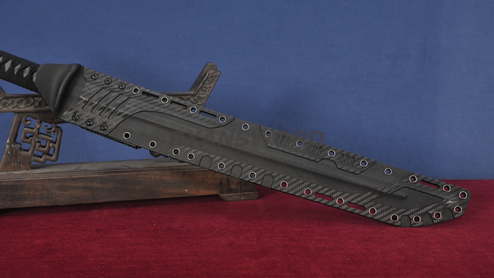 Hacking Sword 1095 High Carbon Steel with Ti Coating--Ryan1462,$230.00 ...